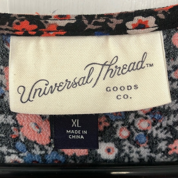 Universal Thread | Dresses | Universal Threads Floral Black And Red ...